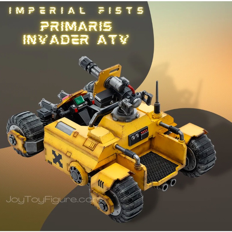 JoyToy Warhammer 40K Imperial Fist Primaris With Invader ATV 1/18 Scale ...