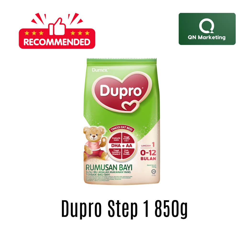 Dumex Dupro Step 1 (850g) - Infant Milk Formula 0-12 months | Shopee ...