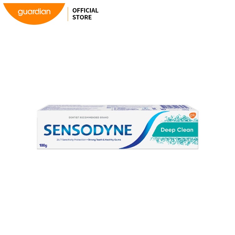 SENSODYNE Deep Clean Relief Sensitive Teeth Toothpaste 100g | Shopee ...