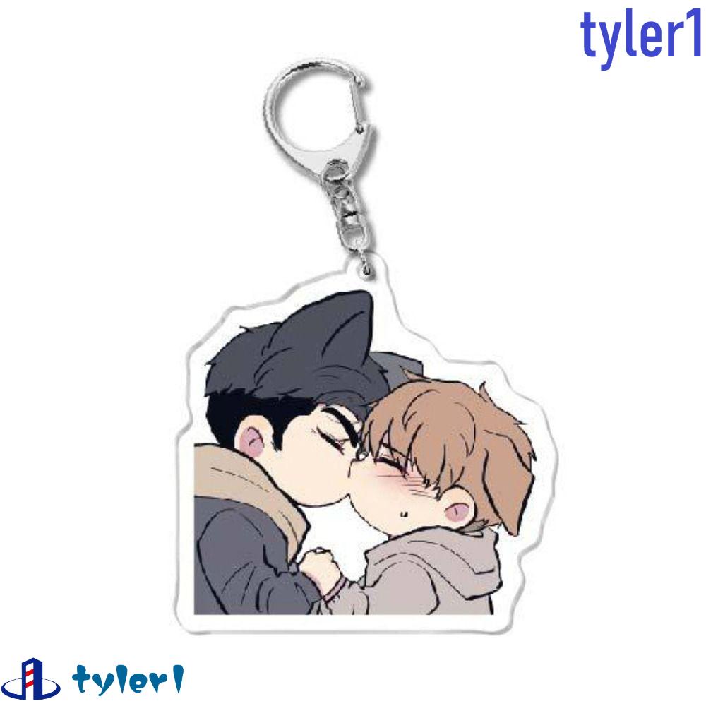 TYLER1 Joo Jaekyung Kim Dan Keychain, Cartoon Figure Korean Manga ...
