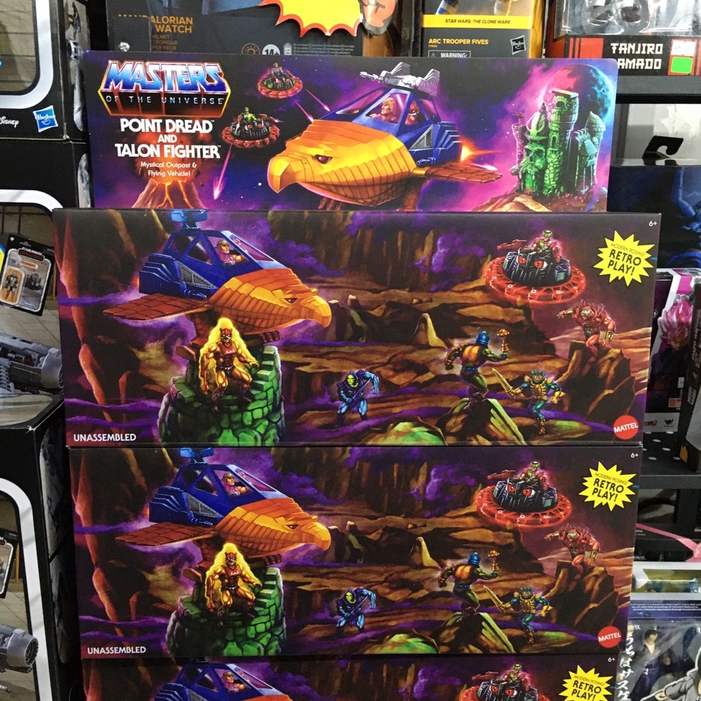 Masters of the Universe Origins Talon Fighter & Point Dread | Shopee ...
