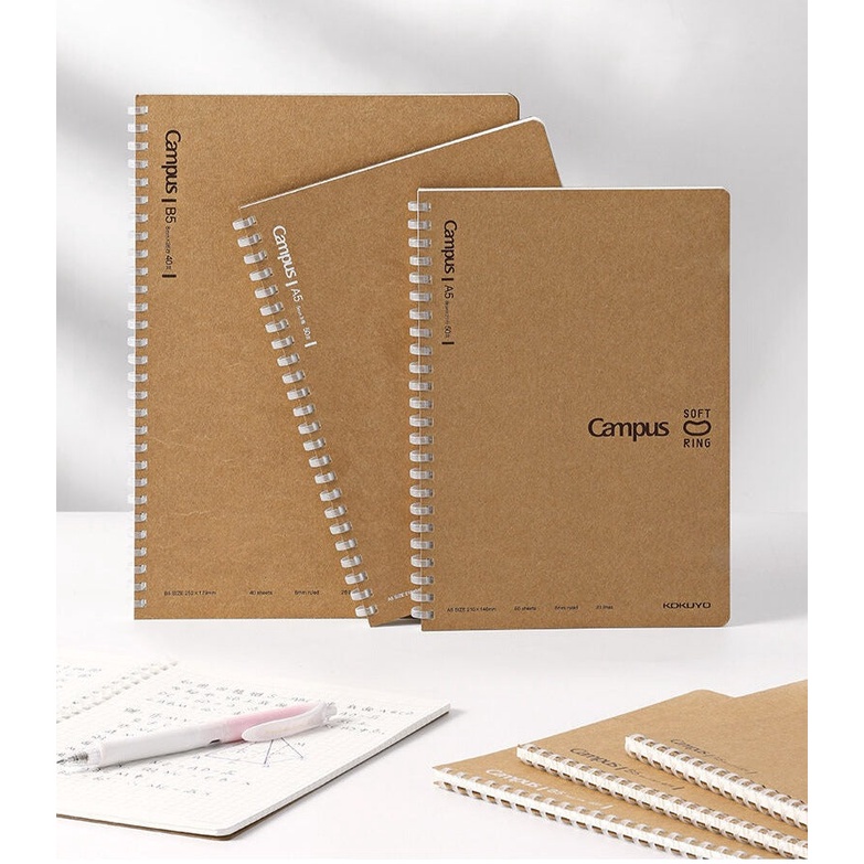 Kokuyo Soft Ring Notebook / Grid (A5/B5 Size) | Shopee Malaysia