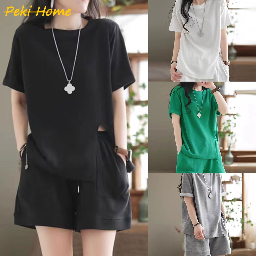 2 Piece Set Korean Style Simple And Comfortable To Wear. | Shopee Malaysia
