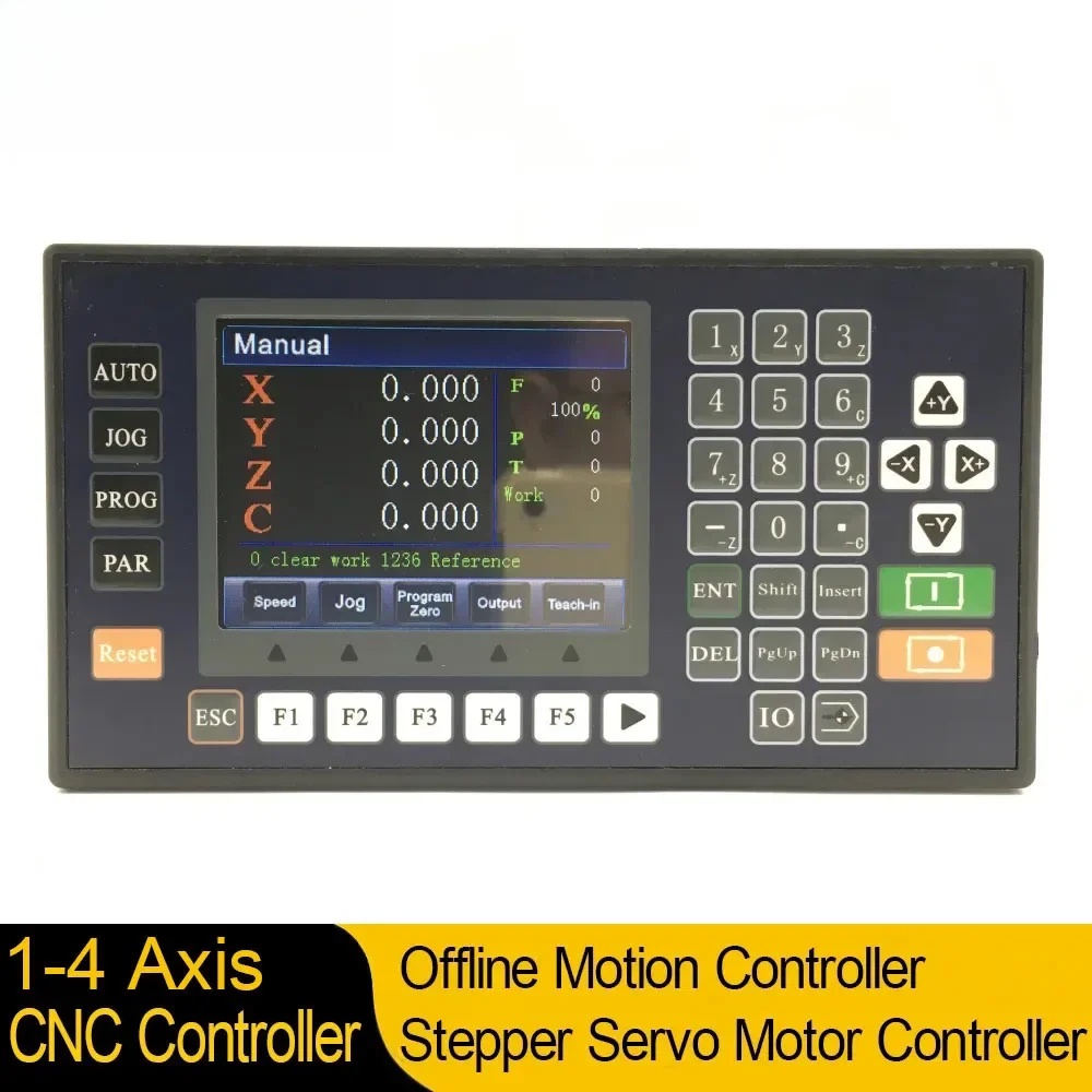 TC55 1 2 3 4 Axis CNC Controller System G Code Motion Controller For CNC Milling Machines ...