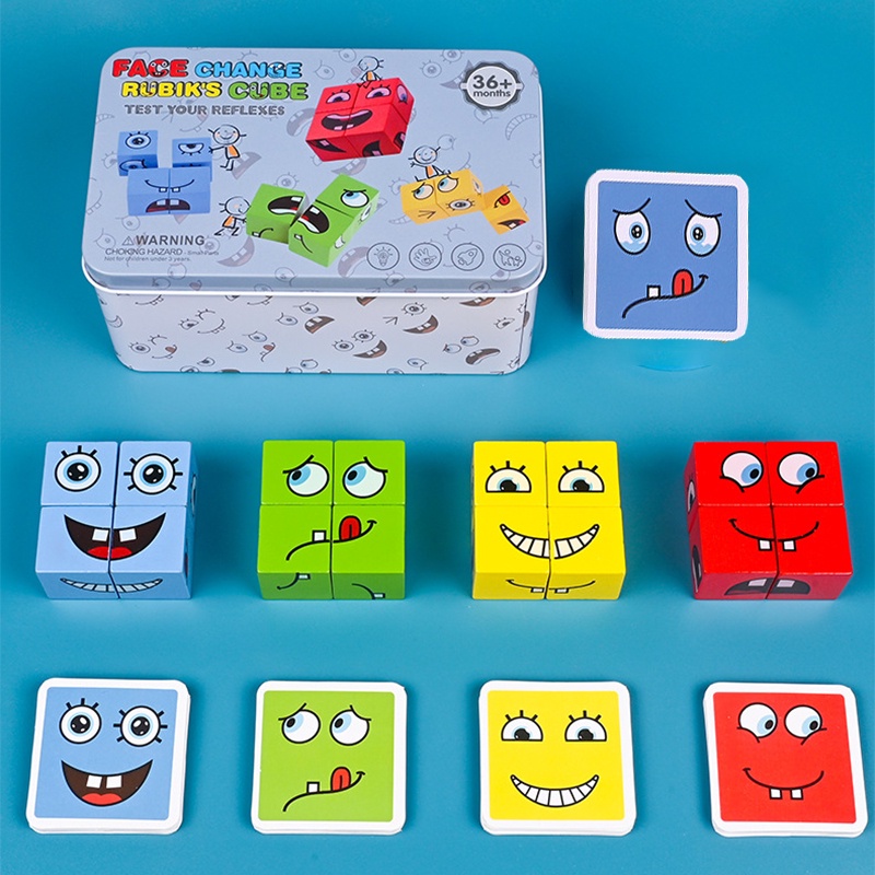 Toys 64 Types Of Mood Changing Dice Game Rubik's cube (36month ...
