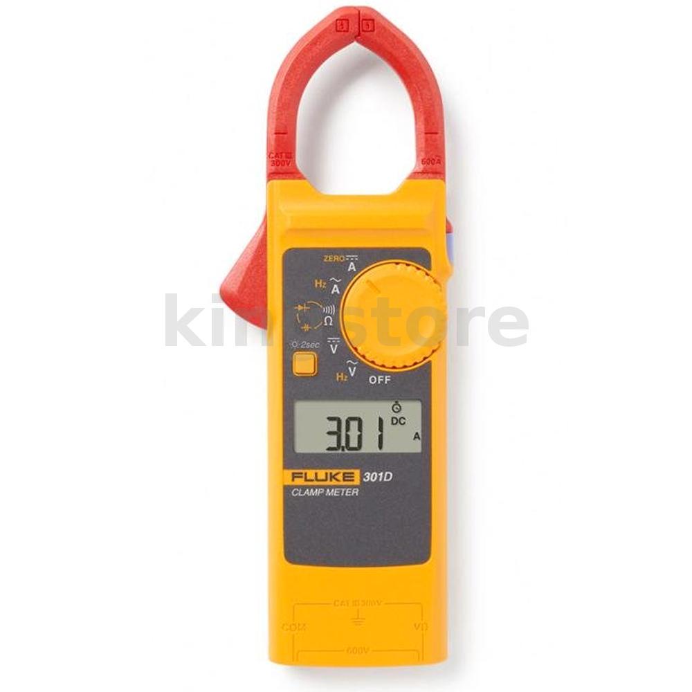 Fluke 301D 600A AC/DC Current Digital Clamp Meter Voltage Tester with ...