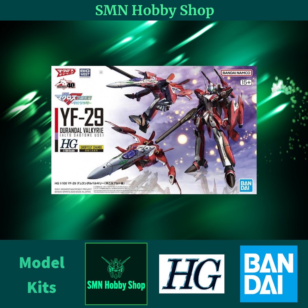HG 1/100 YF-29 Durandal Valkyrie Alto Saotome Use Toys Plastic Model Kit [Macross Plus] (Bandai ...