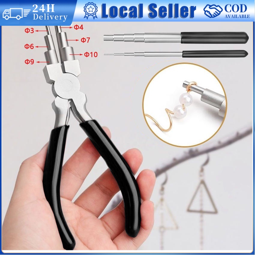 1pcs 6-in-1 Carbon Steel Jewelry Pliers Round | Shopee Malaysia