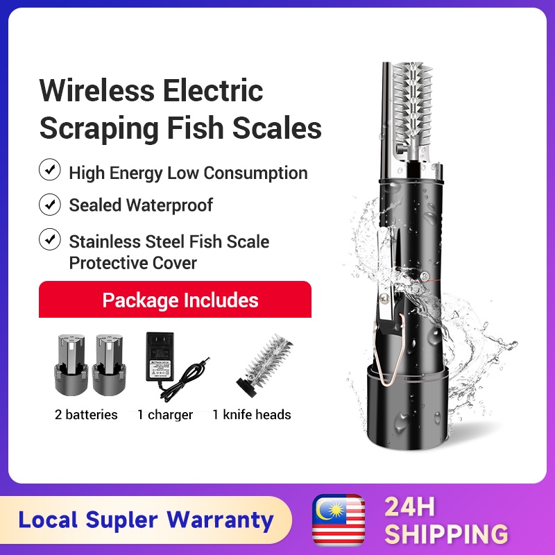 Pure electric fish scale machine quick fish scale removal rechargeable ...