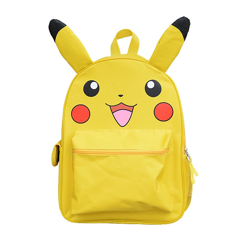 Yellow Pokémon Backpack Male Female Student Schoolbag Pikachu Backpack ...