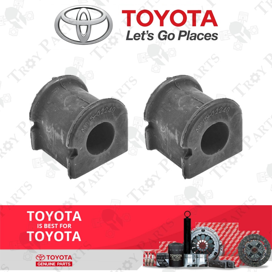 (2pc) Original Toyota Stabilizer Sway Bar Bush Front 48815-02240 Altis ...