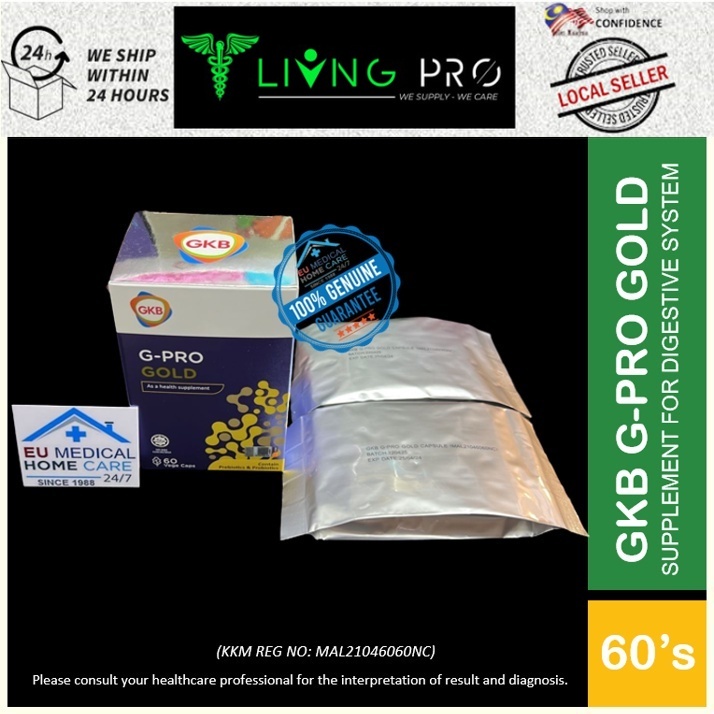 GKB G-Pro Gold 60 capsules GKBGPG probiotic lactobacillus ...