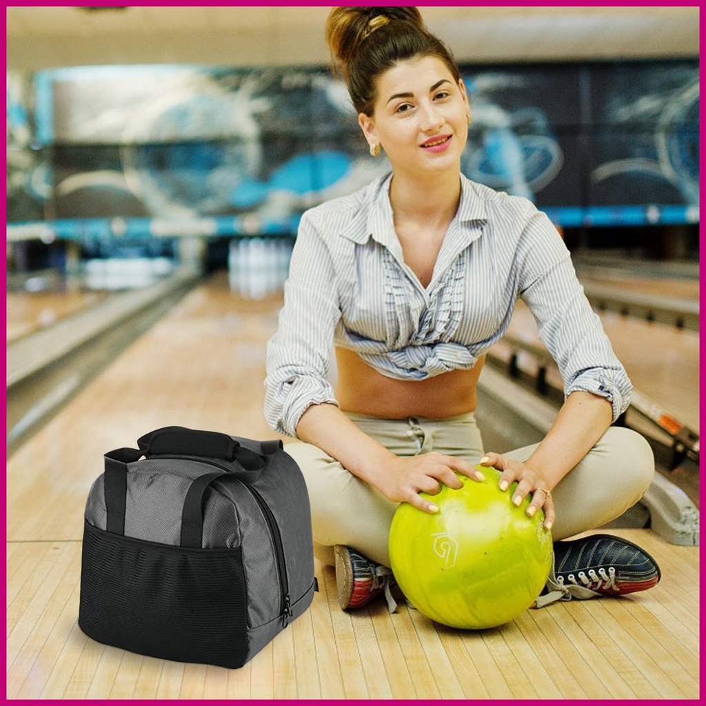 Single Bowling Ball Bag Bowling Ball Tote with Padded Ball Holder ...
