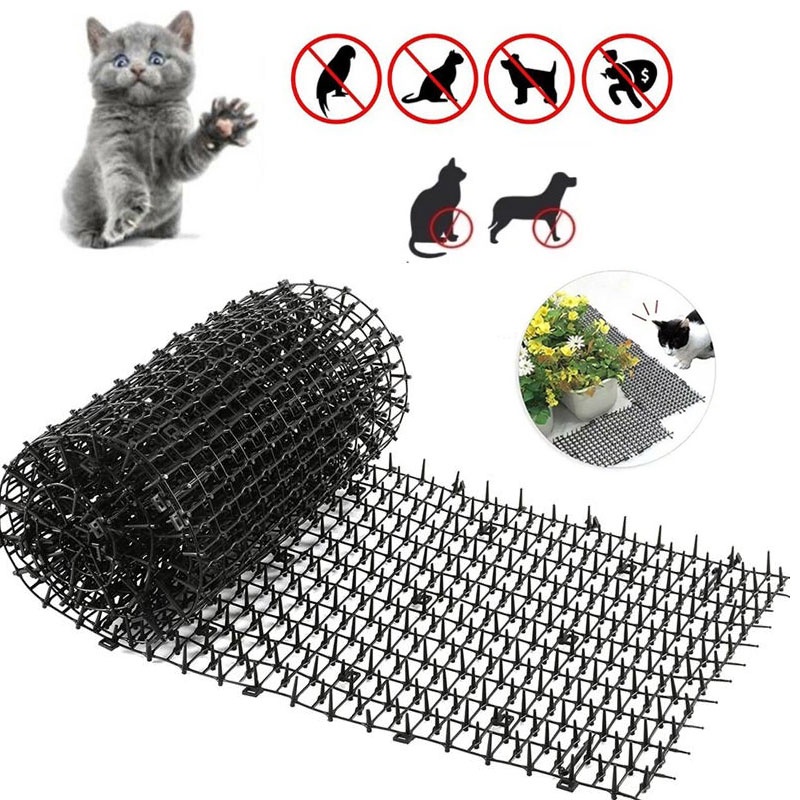 Humane Anti Cat Dog Mat Scat Spike Mat Animal Repellent Mat Anti Climb ...