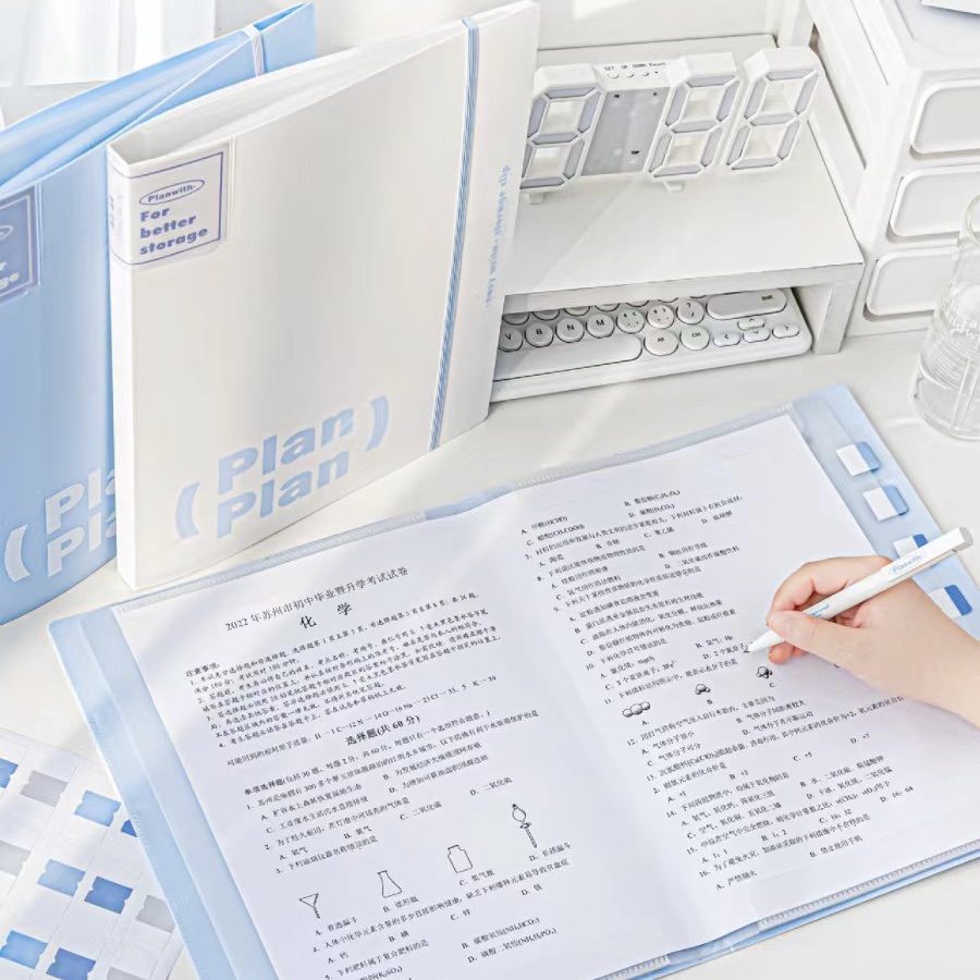 Cdaily|Writable Folder Storage Folder Multi-Layer Insert Folder A3/A4 ...