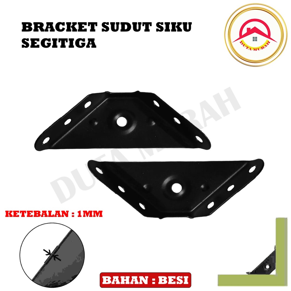 SIKU Corner Bracket Triangular Corner Bracket Cupboard Shelf End Angle ...