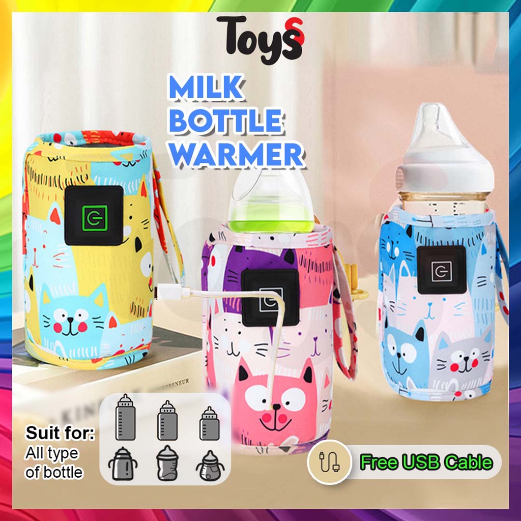 🔥Toyss Portable Milk Warmer Wireless Usb Milk Warmer Pemanas Susu Baby ...