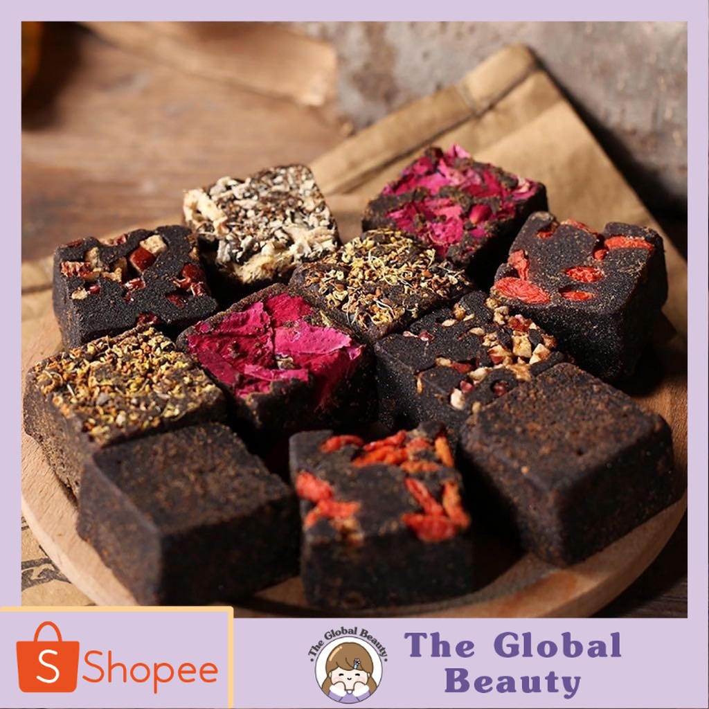 (12pcs Random) BROWN Black SUGAR CUBE (OSMANTHUS / GOJIBERRY / JUJUBE ...