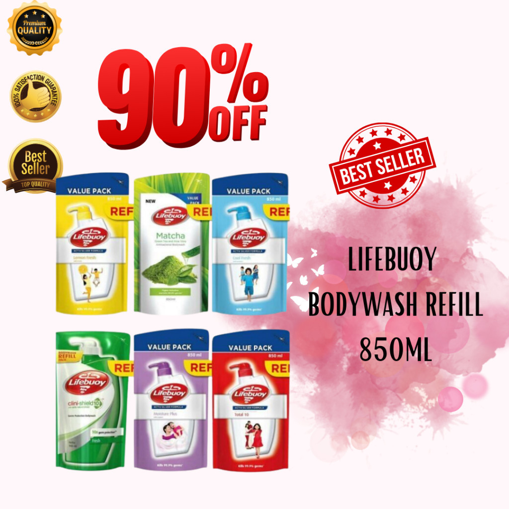 REFILL LIFEBUOY 850ML BODYWASH/ SHOWER GEL | Shopee Malaysia