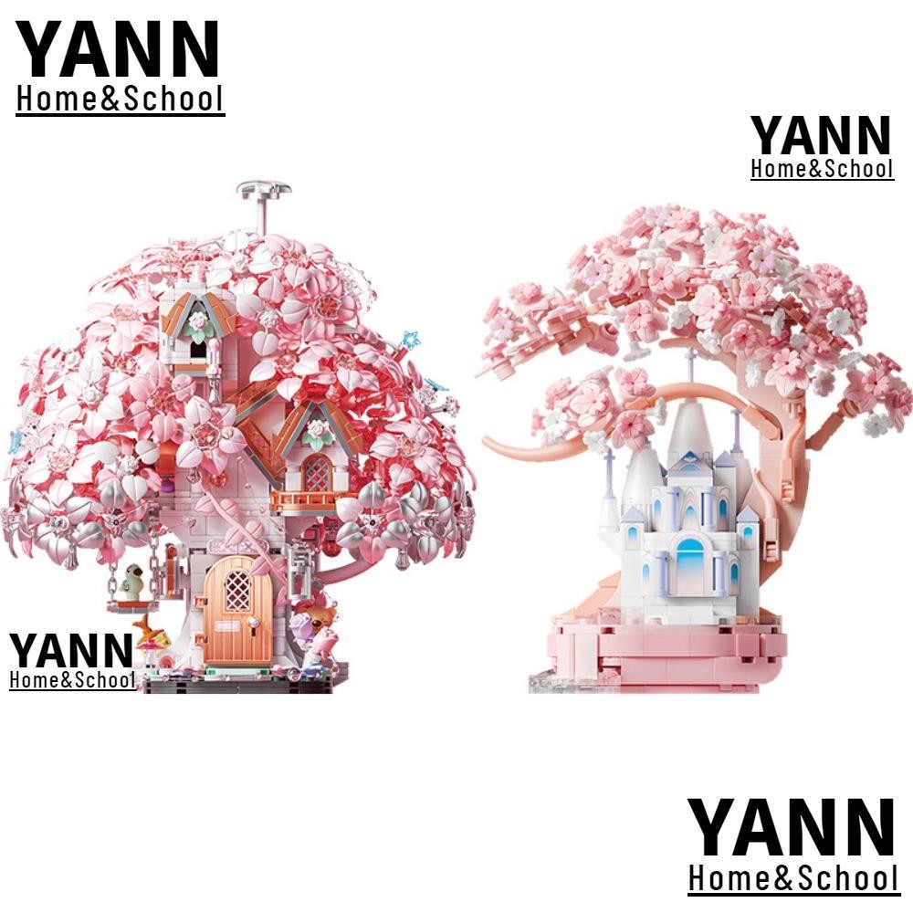 YANN Micro Building Blocks, DIY Fantasy Cherry Blossom Season Plants ...