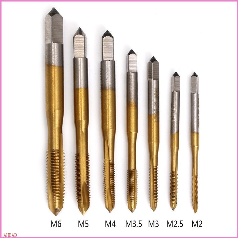 Ahead M2 M2 5 M3 M3 5 M4 M5 M6 HSS Metric Straight Flute Thread Screw ...