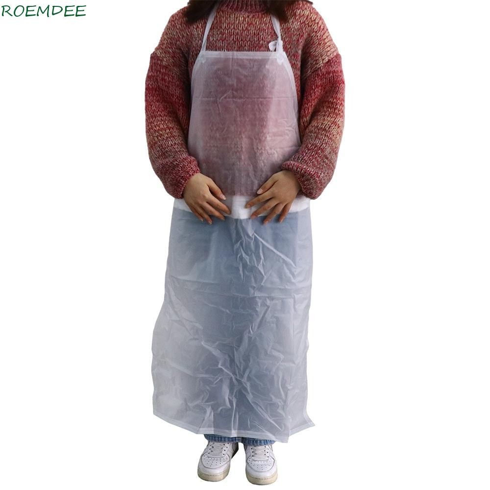 ROEMDEE Transparent Apron, Anti-fouling Thicker PVC Apron, Work Clothes ...