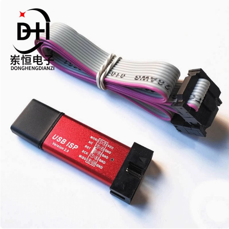 51 MCU Download Cable 51AVR USBasp Downloader USB ISP Programming ...