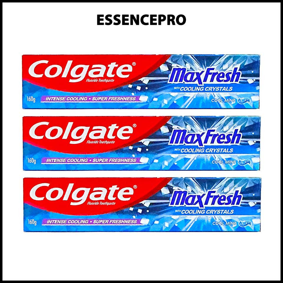 [Bundle Of 3] Colgate MaxFresh with Cooling Crystals Cool Mint ...