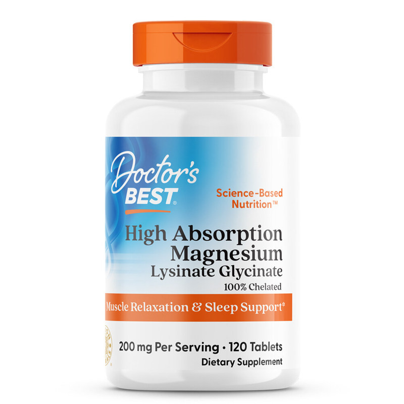 Doctor’s Best High Absorption Magnesium Lysinate Glycinate 100% ...