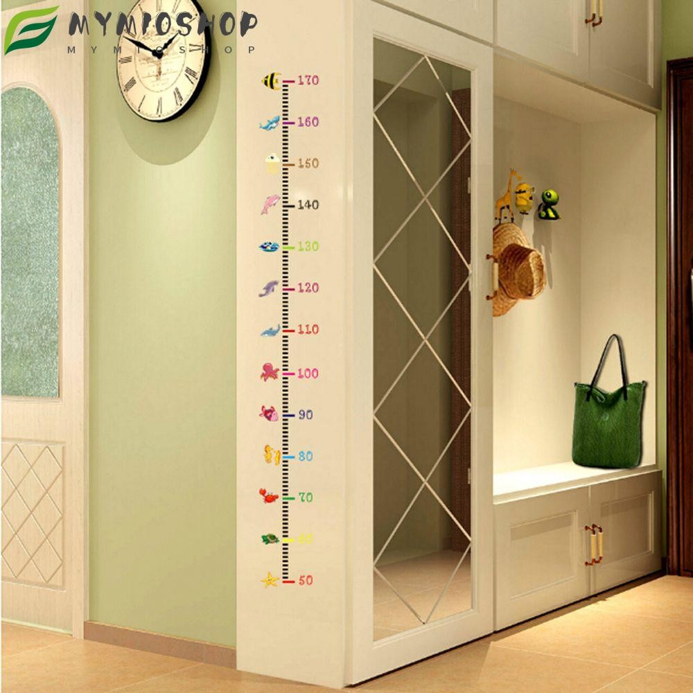 MIOSHOP Height Measure Decal Beautiful Mural Cute Kids Room Decor Baby Growth Chart | Shopee ...