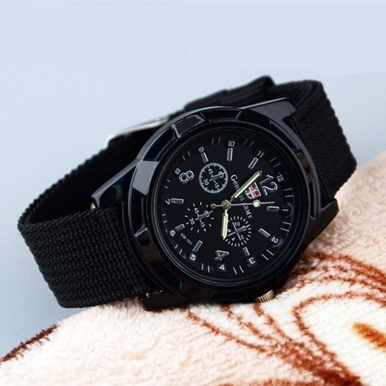 Men Outdoor Military Stainless Steel Sports Watch Quartz Watch Luminous ...