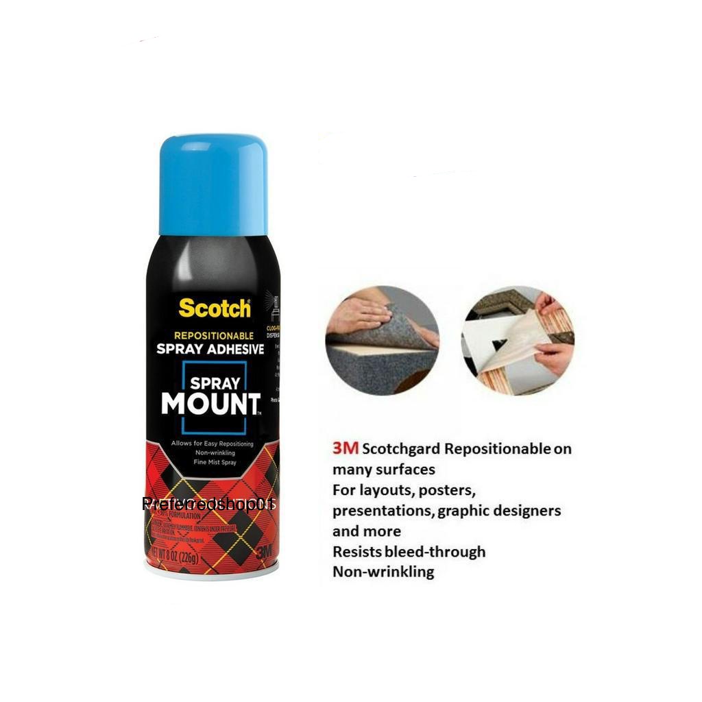 3M Scotch Spray Mount Repositionable Adhesive 290g | Shopee Malaysia