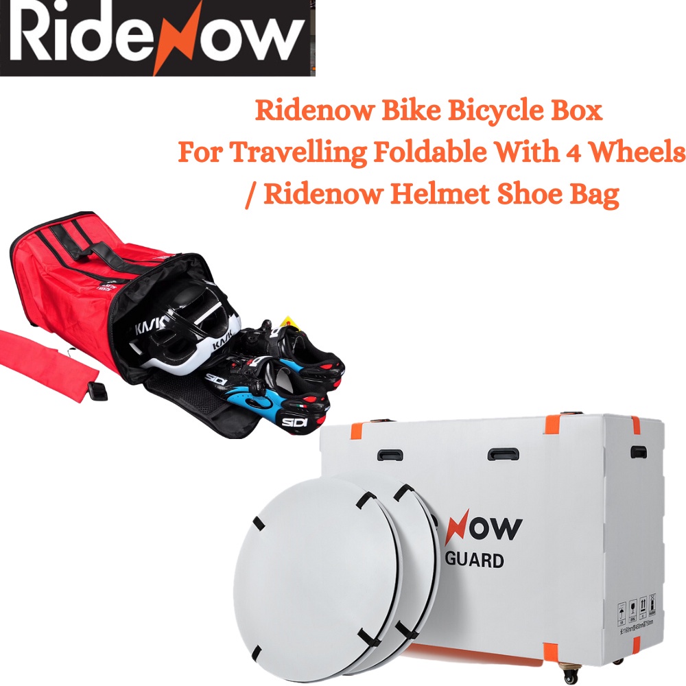 10% RIDENOW Bike Travel Box Bicycle Box Foldable with 4 wheels ...