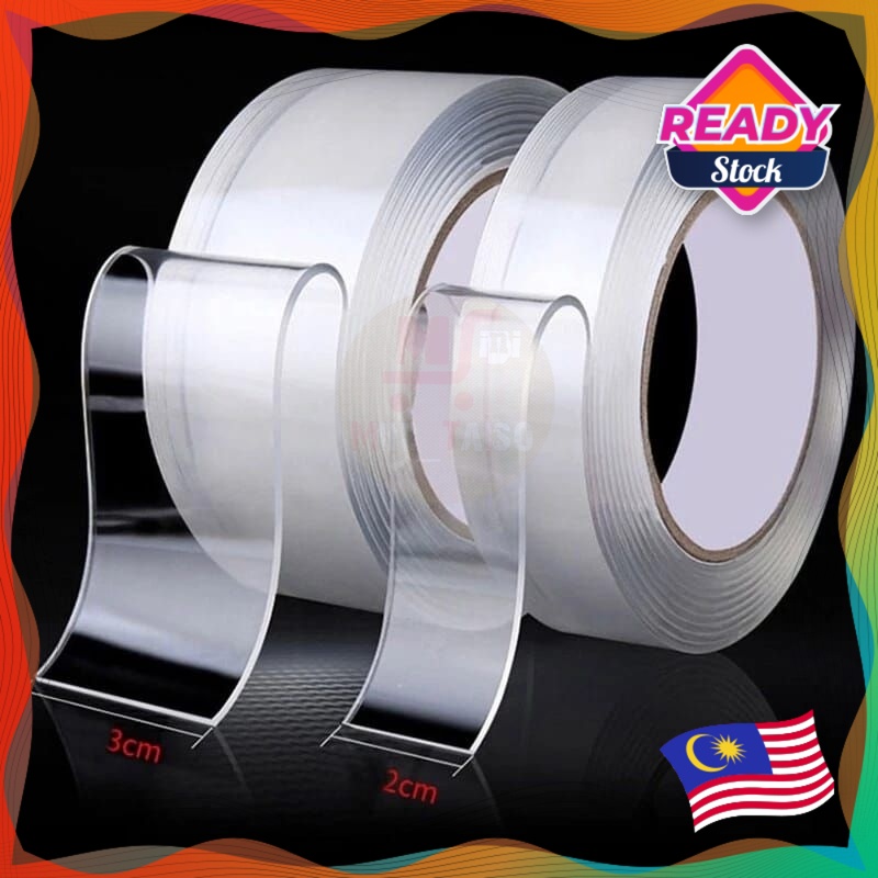 Nano tape high viscosity transparent traceless acrylic double-sided ...