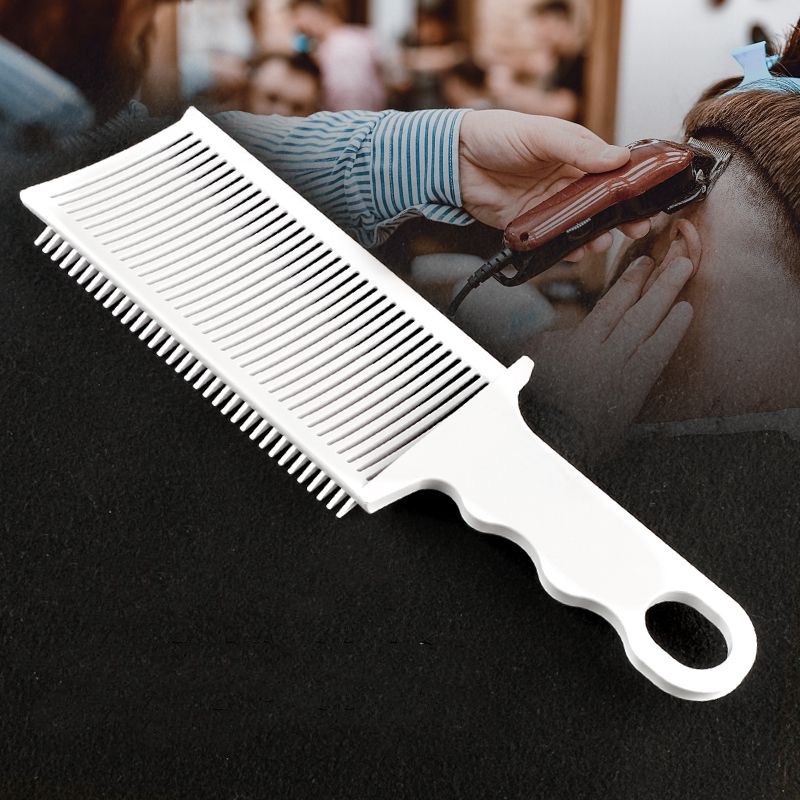 Men's Fade Comb Salon Barber Comb Push Clipper Comb Haircut Comb Flat ...