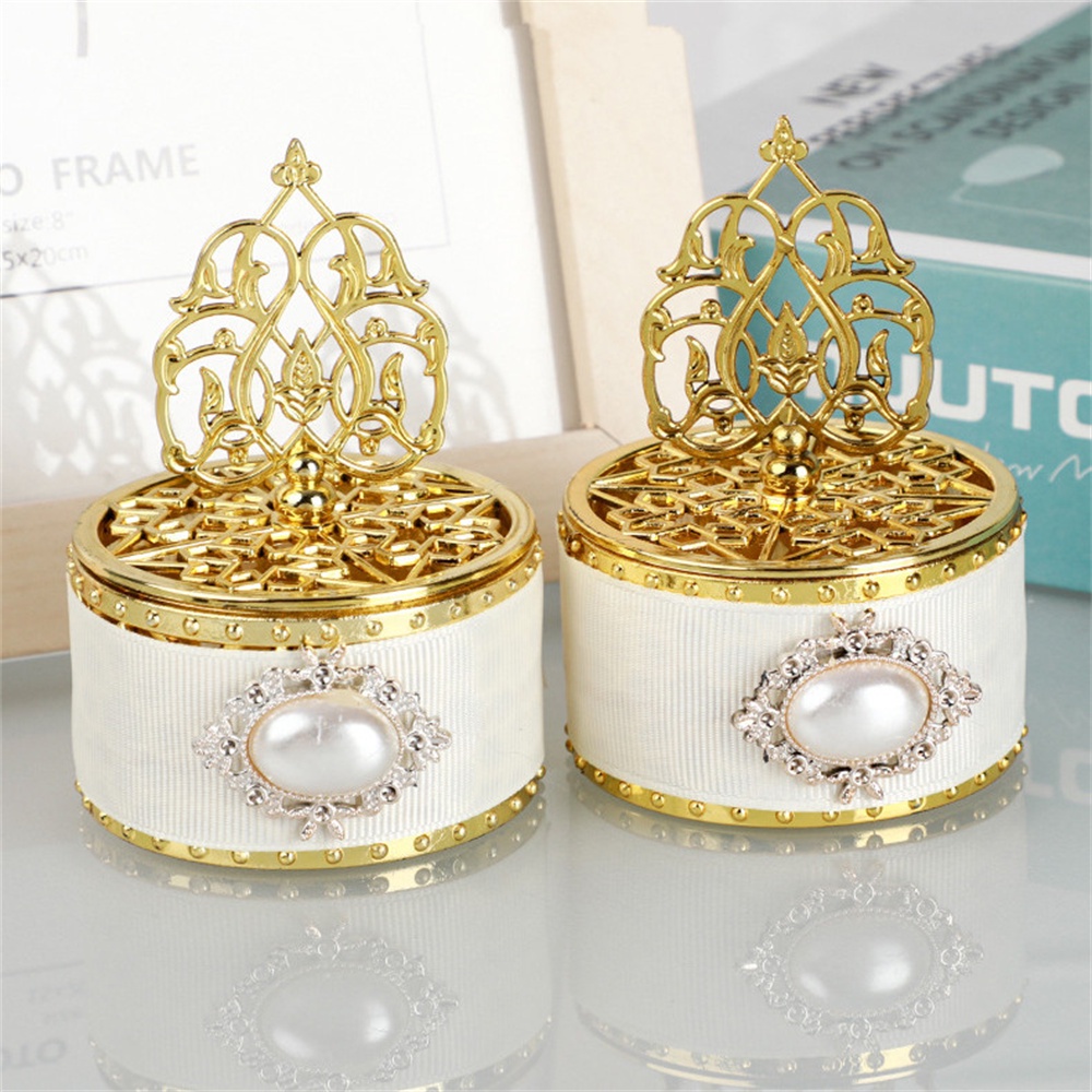 Halloween Decorations, Elegant Gold Candy Box with Pagoda Beads Party ...