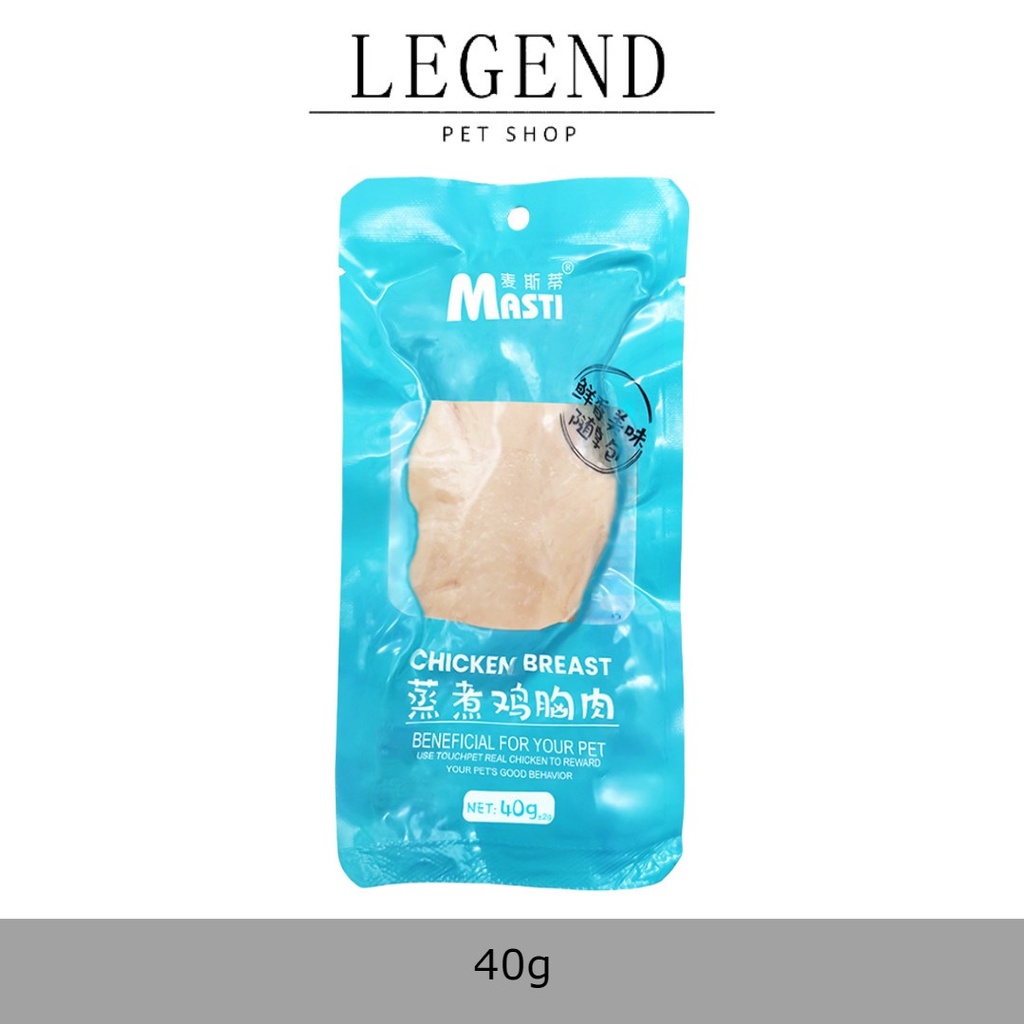 Masti Pet Snacks Steam Chicken Breast - 40g / Protein Cat Food Dog Food ...