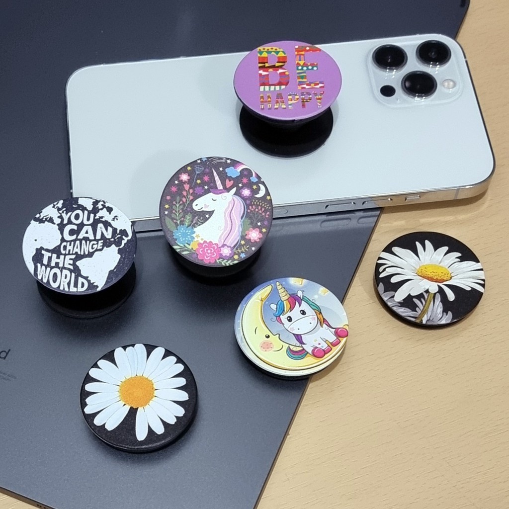 Pop SOCKET Cute Character GRIPTOK Cute Character UNIVERSAL MOTIF ALL ...