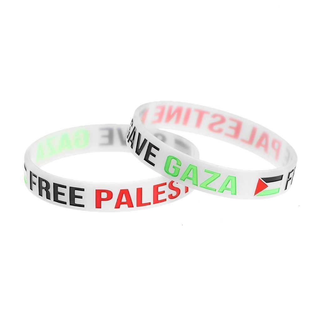 Palestine Flag Bracelet Free Palestine Braided Leather Wrist Band ...