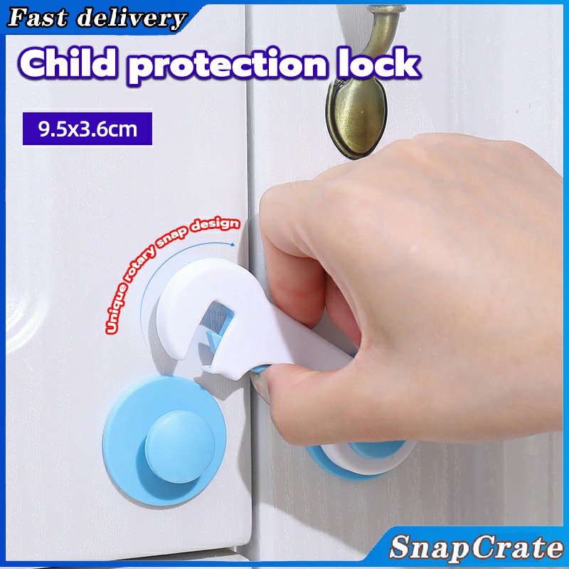 Snap Cabinet Door Lock Child Safety Proof Drawers Oven Toilet Cabinets ...