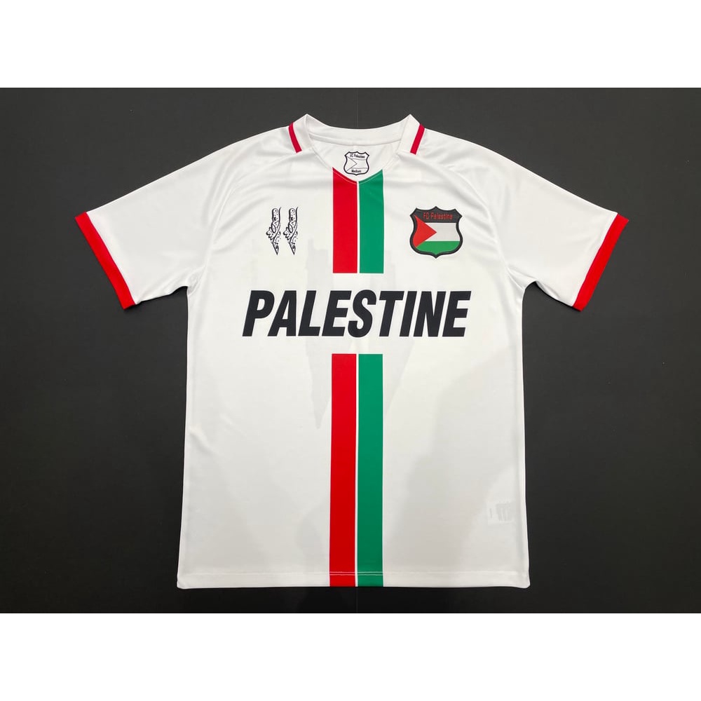 Jersey FC Palestina 2023 Baju Lelaki Vrial Palestine White Centre ...