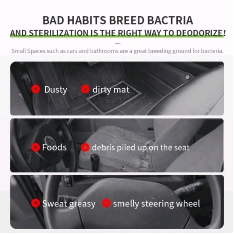 Car Air Freshener Car Spray Kill 99.9% Germs Car Antibacterial ...