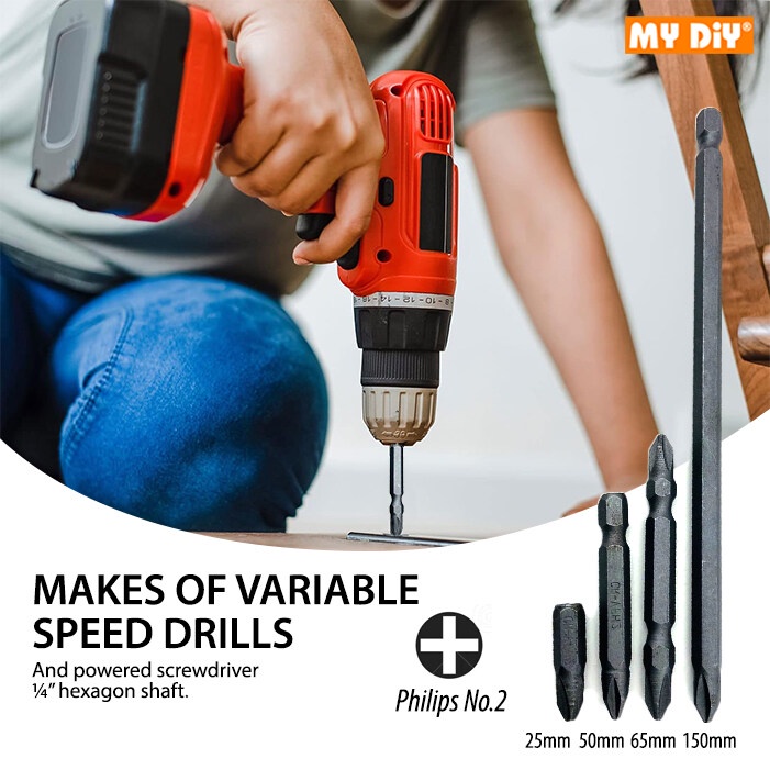 Discount !!! ANTON 12PCS POWER SCREW DRIVER BIT / SCREWDRIVER BIT CRV-6 ...