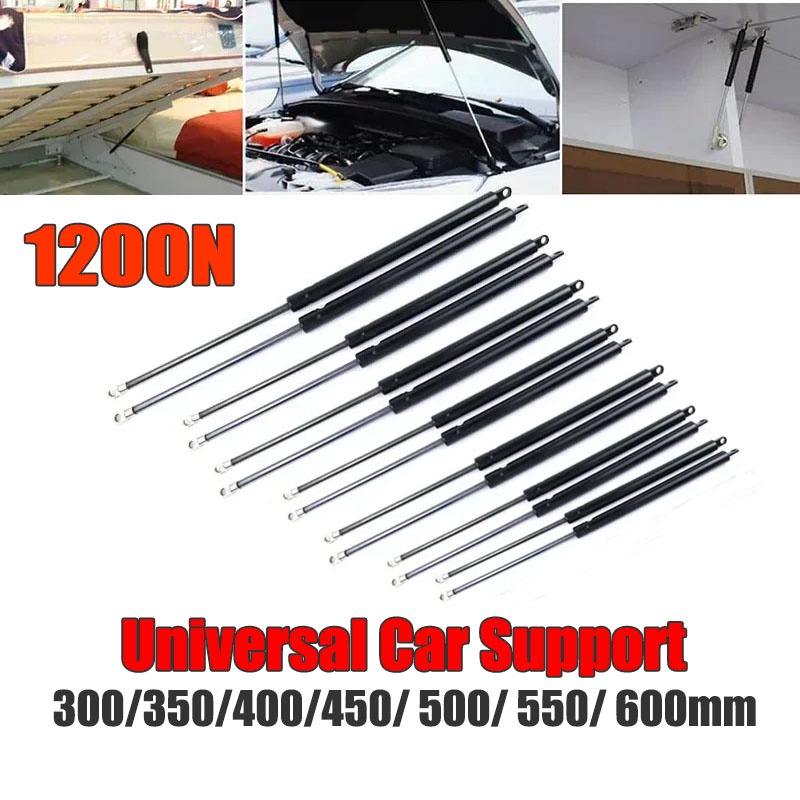 1200N 2pcs 300-550mm Car Gas Struts Bonnet Hood Trunk Tailgate Shock ...