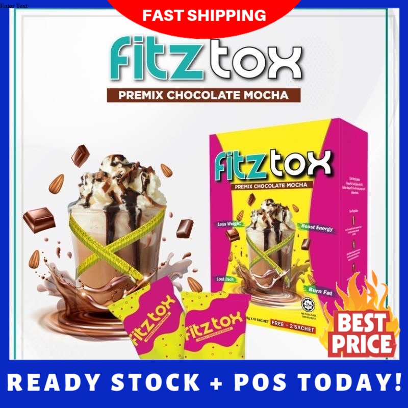 Fitztox Premix Chocolate Mocha Original ( Bakar Lemak Diet Kurus ...