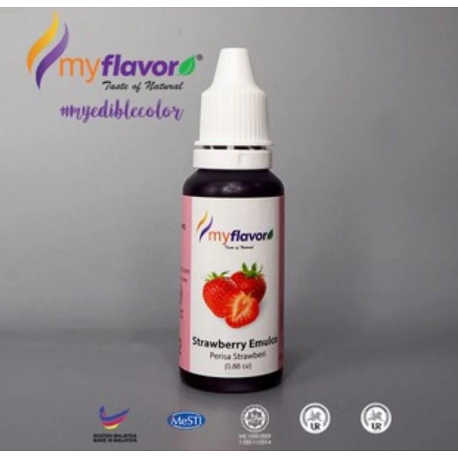 MyFlavor Edible Food Emulco/Flavour 25g each My Flavor Halal Perisa ...