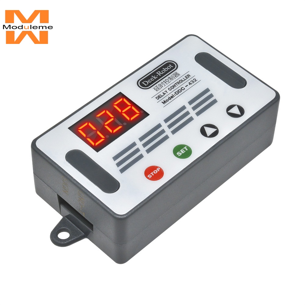 DC 12V Programmable Time Delay Relay Module On Delay and Off Delay Timer for Automobile ...