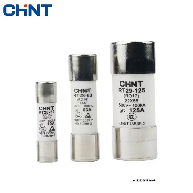 10pcs CHINT RT28-32 RT28-63 RT29-125 Fuse R015 R016 RT28 RT14 RT18 RT29 ...