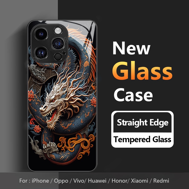 Trendy Dragon Casing Huawei Y9 Prime Mate 60 50 40 30 20 P60 Art P50 ...