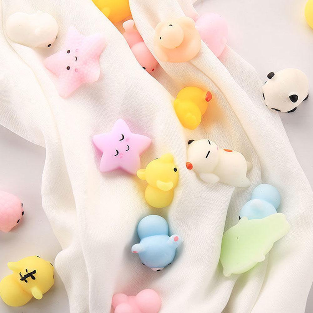 30pcs Cute Animal Squishies Toy Kawaii Mochi Squeeze Toy Random Color ...